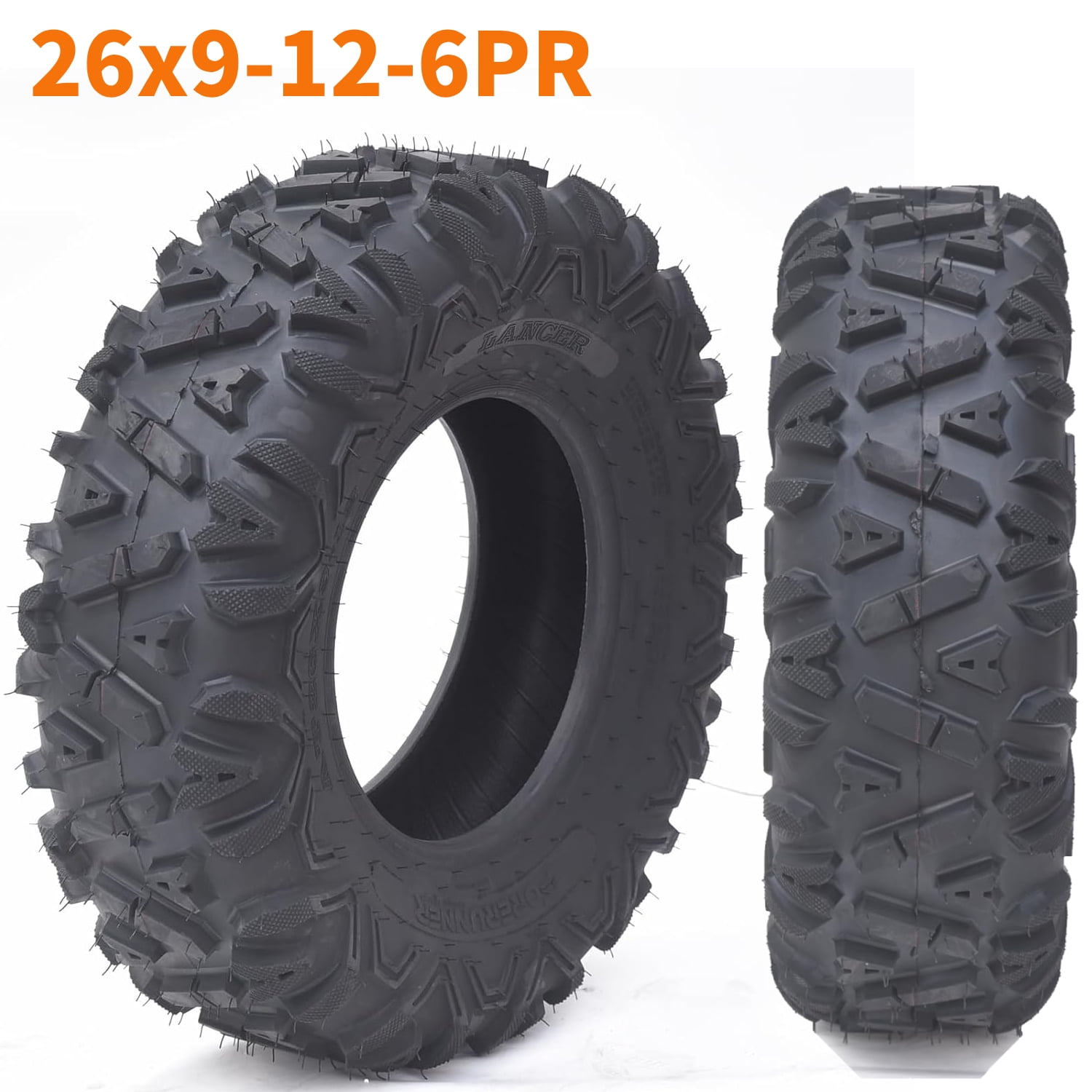 Aoile 6PR ATV Tires, 26x9x12 UTV Wheels with Puncture & Abrasion ...