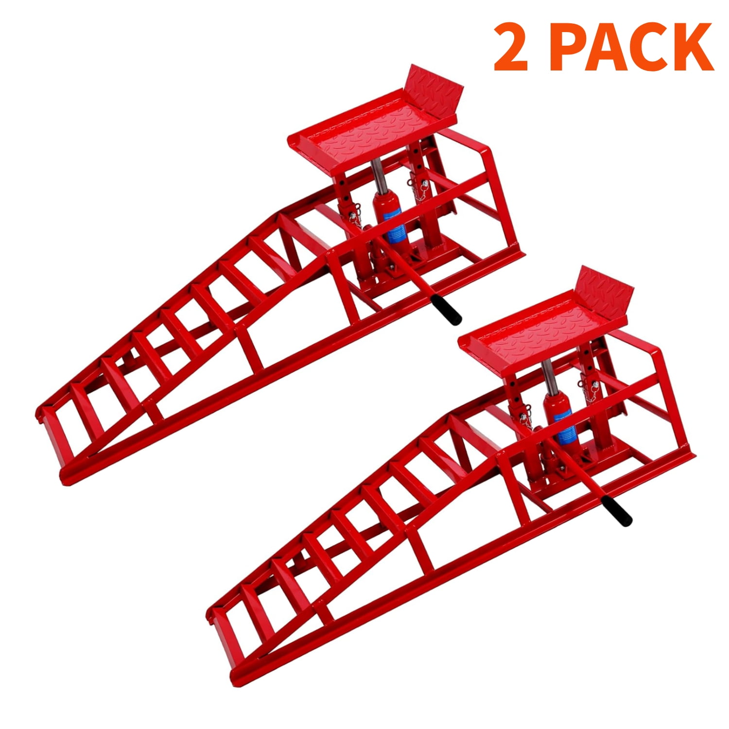 Aoile Car Ramp 2 Piece, Heavy Duty Hydraulic Automotive Ramp for Oil ...