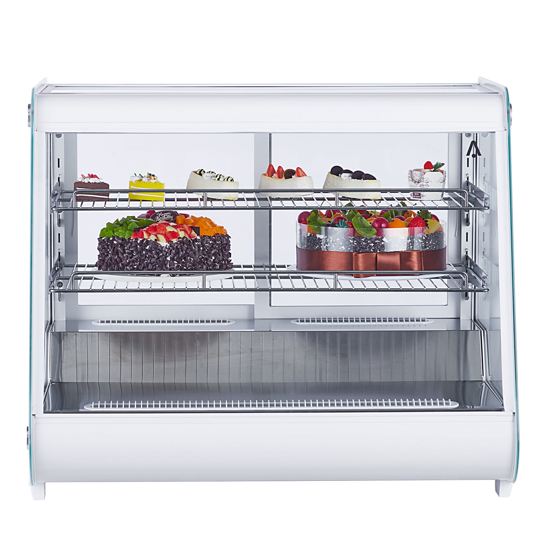 Aoile Commercial Countertop Refrigerator Display Case 5.3 Cu. Ft with ...