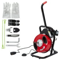 Electric Drain Cleaner Machine, Drain Auger 50Ft X 1/2 Inch for Sewer ...