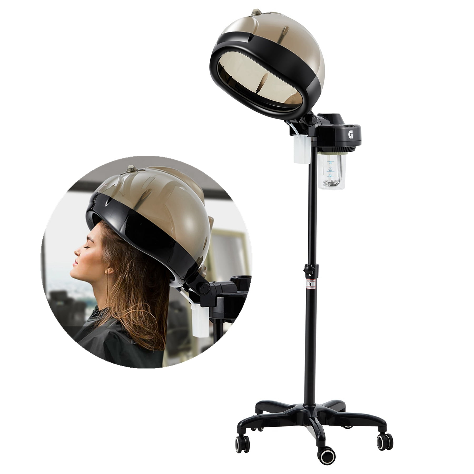 Aoile Standing Hair Steamer for Deep Conditioning, Professional Hooded ...