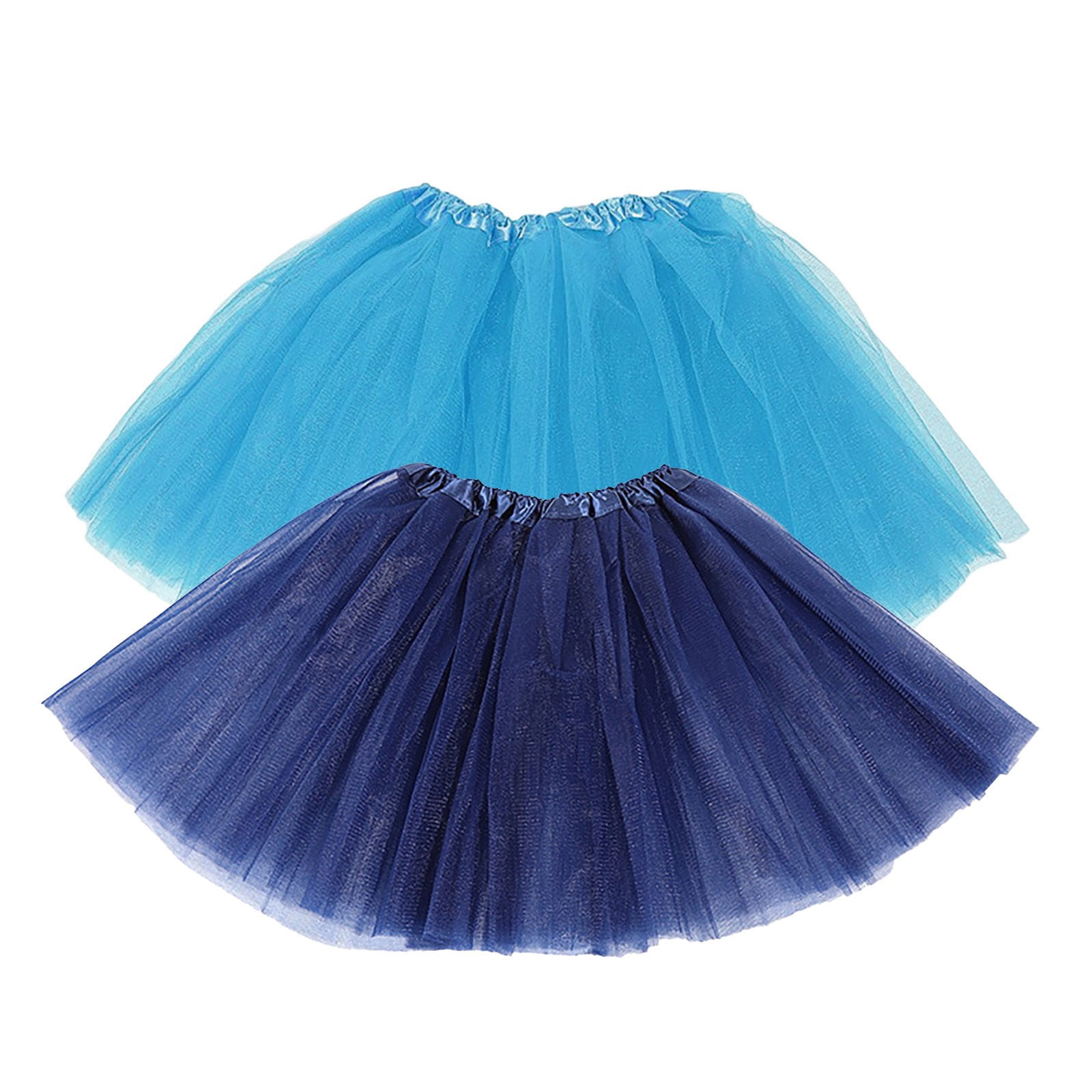 Aoiroe 2 Pc Tutus for Women 3 Layered,3 Layered Tutus Short Skirt ...