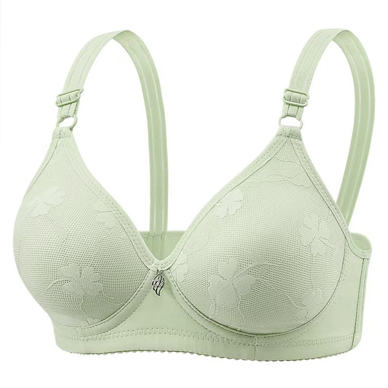 Aoiroe Cotton Sports Bras Sleep Bras Full Coverage Cups Cute Bras ...