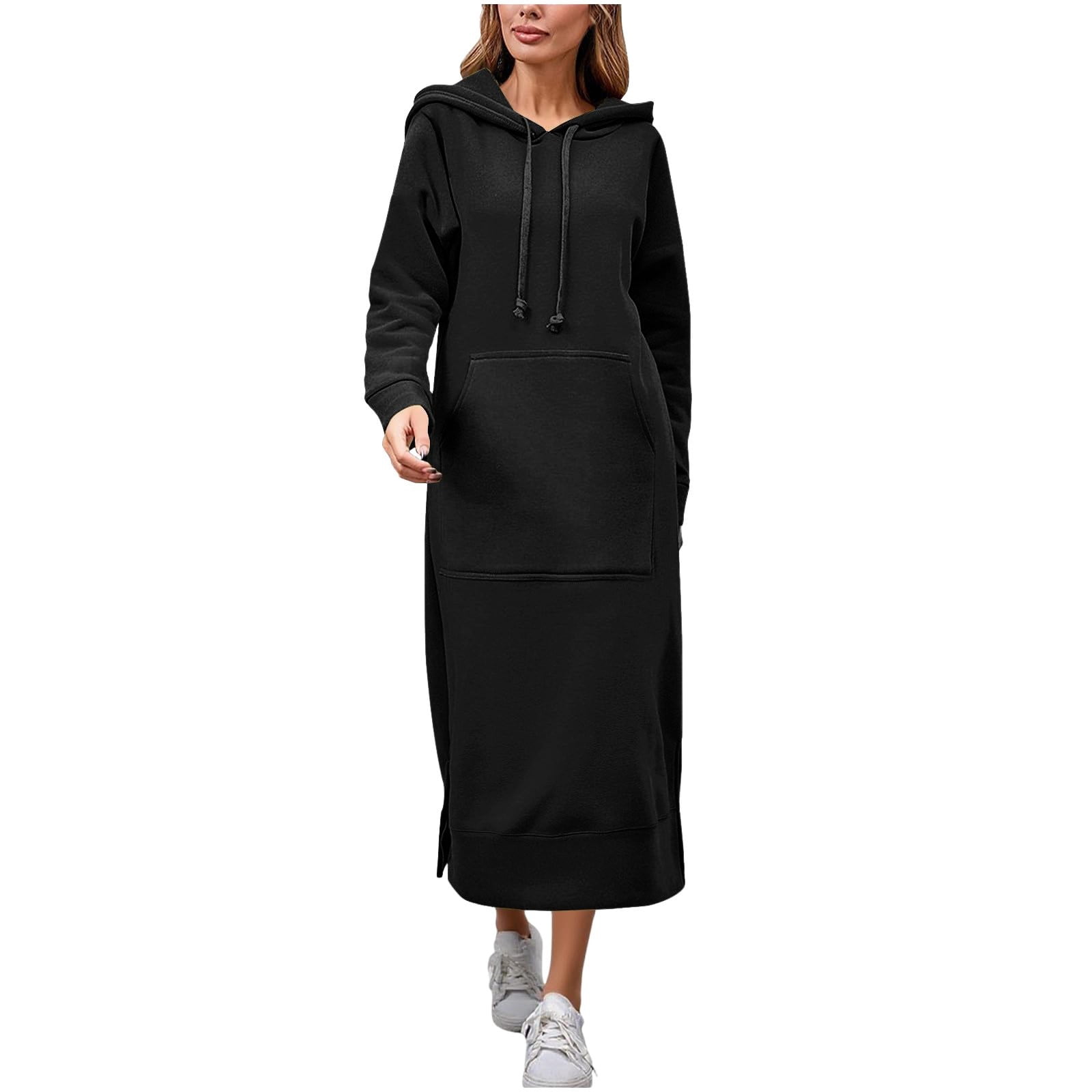 Aoiroe Long Sweater Coats For Women,Knee Length Coats For Women,Sweater ...