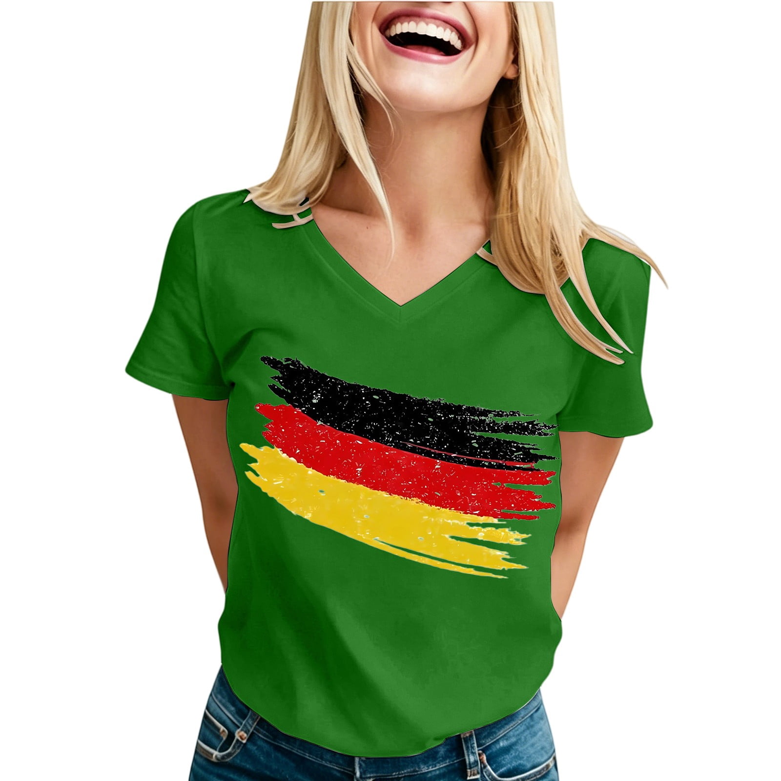 Aoiroe Oversized Graphic Tees for Women Business Casual Tops Linen ...