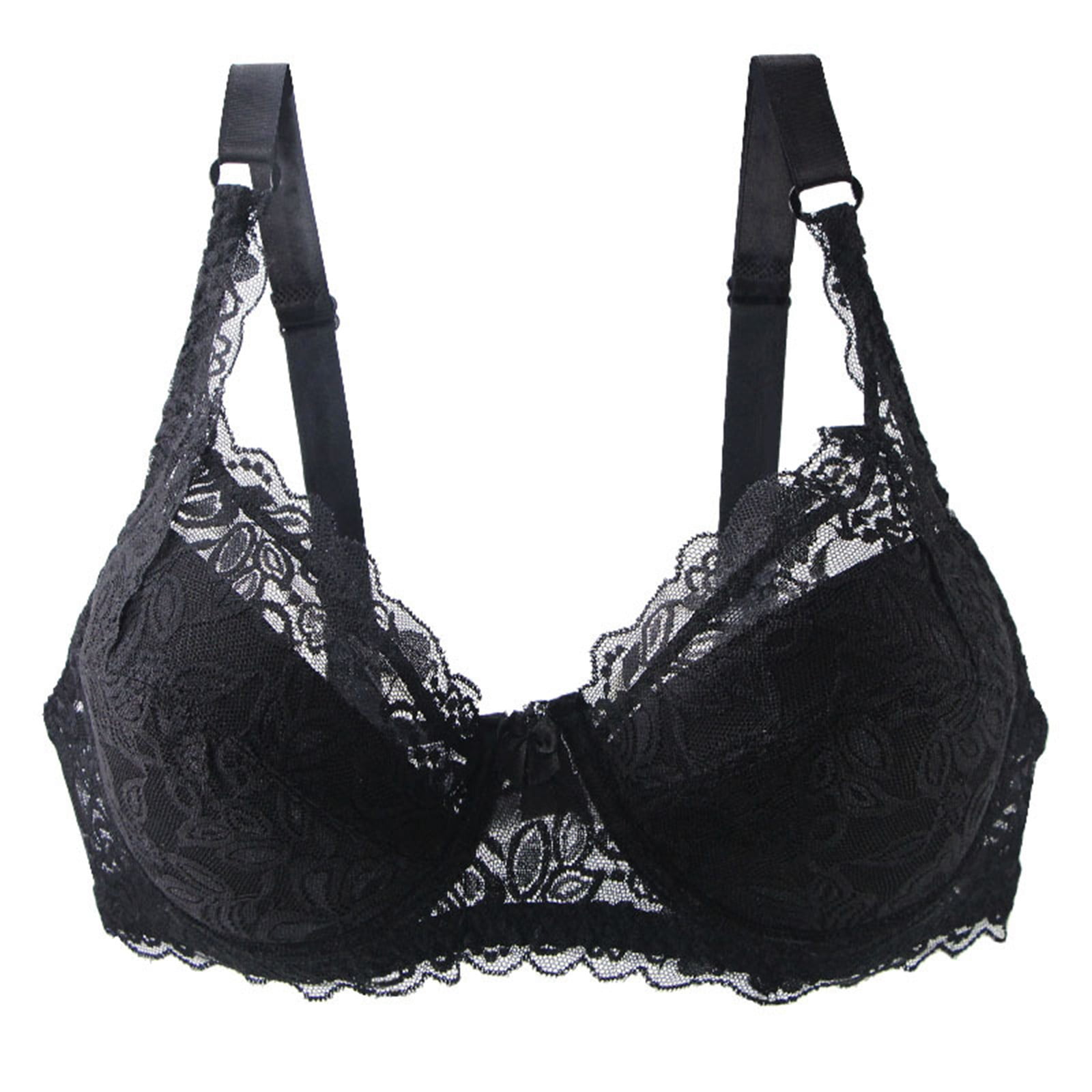 Aoiroe Women's Lace Bras Lifting Bras Breathable Bras No Show Bra Soft ...