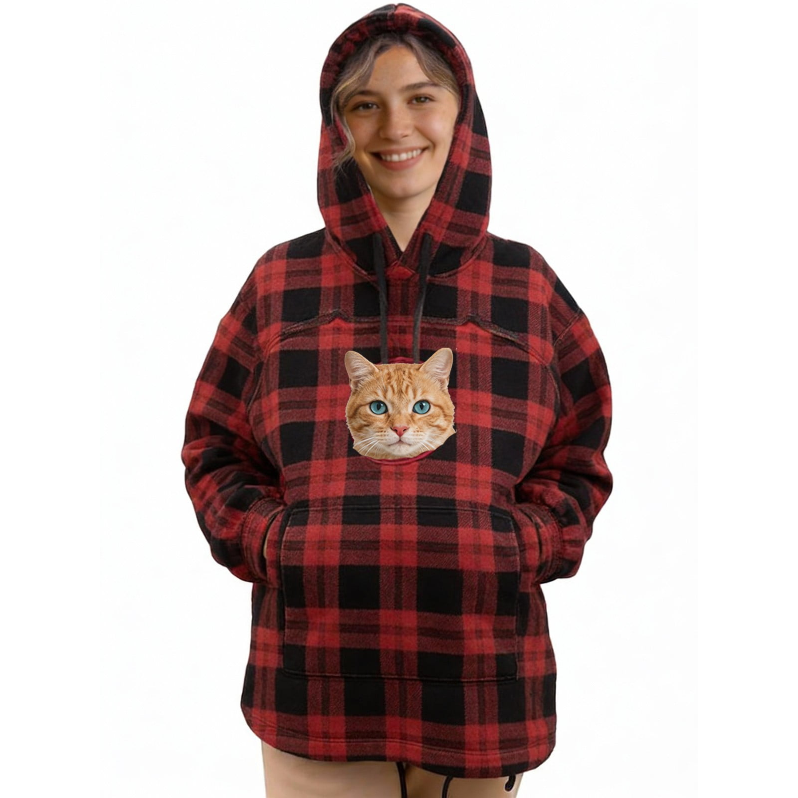 Aoiroe Womens Casual Hoodies Crew Neck Long Sleeve Sweatshirts with ...