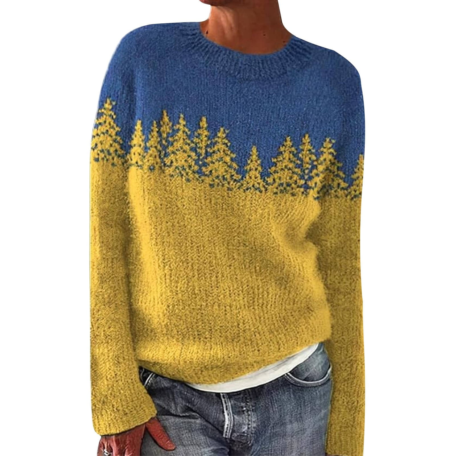 Aoiroe Womens Warm Sweaters Sweaters For Women Womens Winter Clothes ...