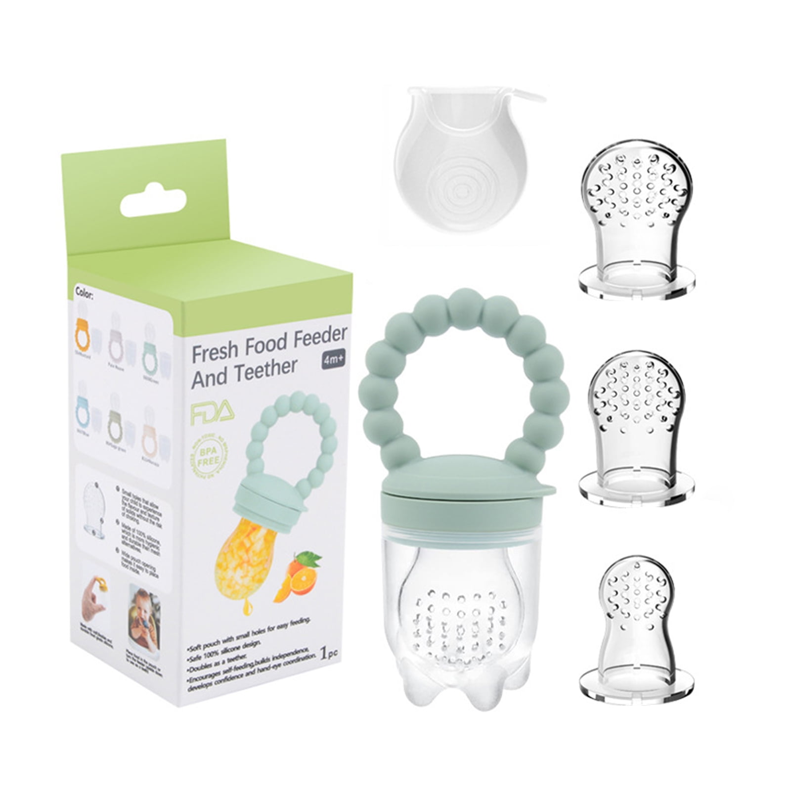 Aojekbee Baby Fruit Food Feeder Pacifier Infant Teether Toy Fresh Food ...