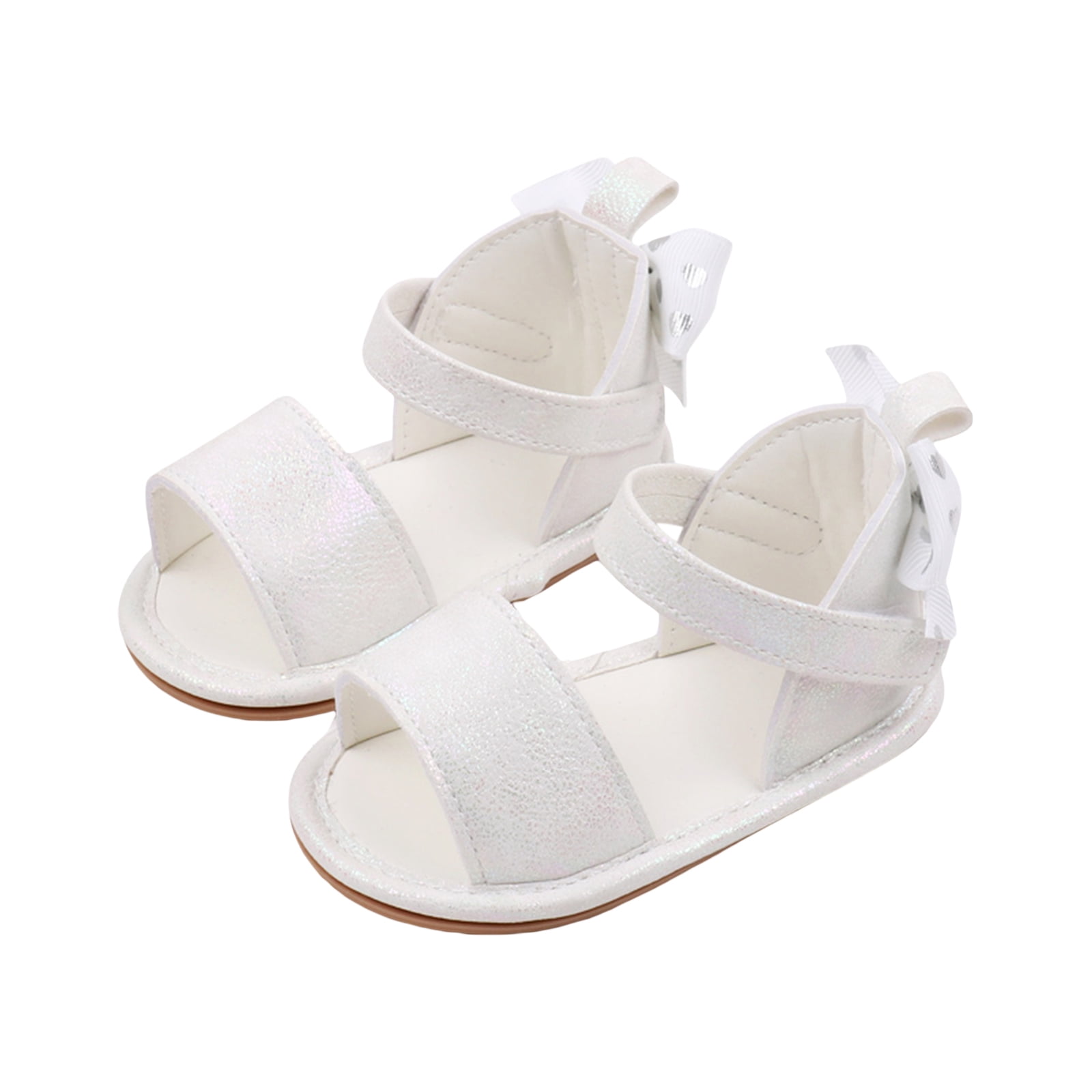Aojekbee Baby Girl Summer Sandals Breathable Soft Non-Slip Sole Open ...