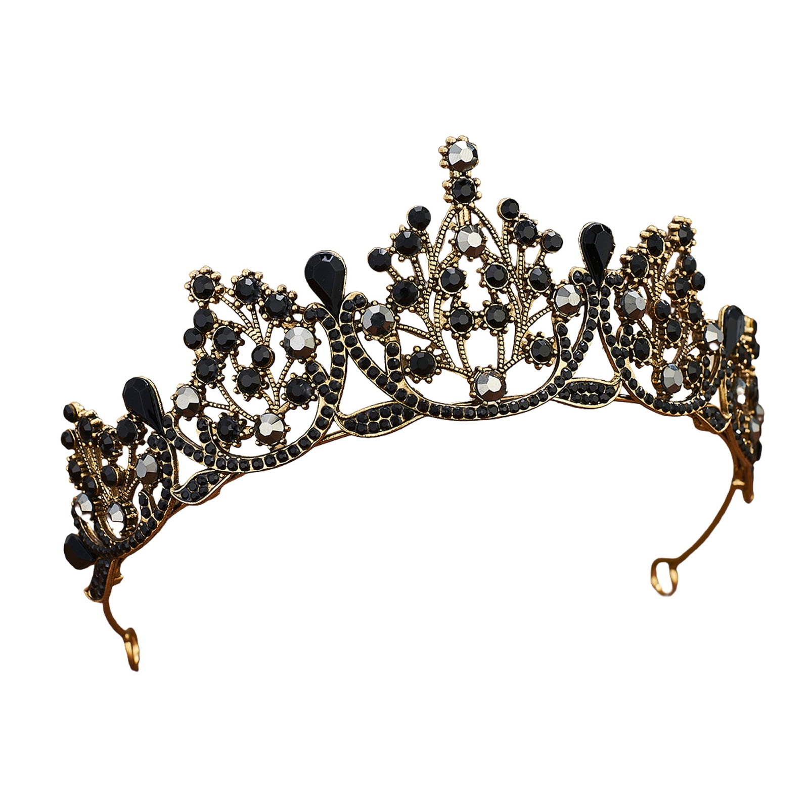 Aojekbee Bride Crowns Wedding Crystal Tiaras Hair Jewelry Bridal Hair ...