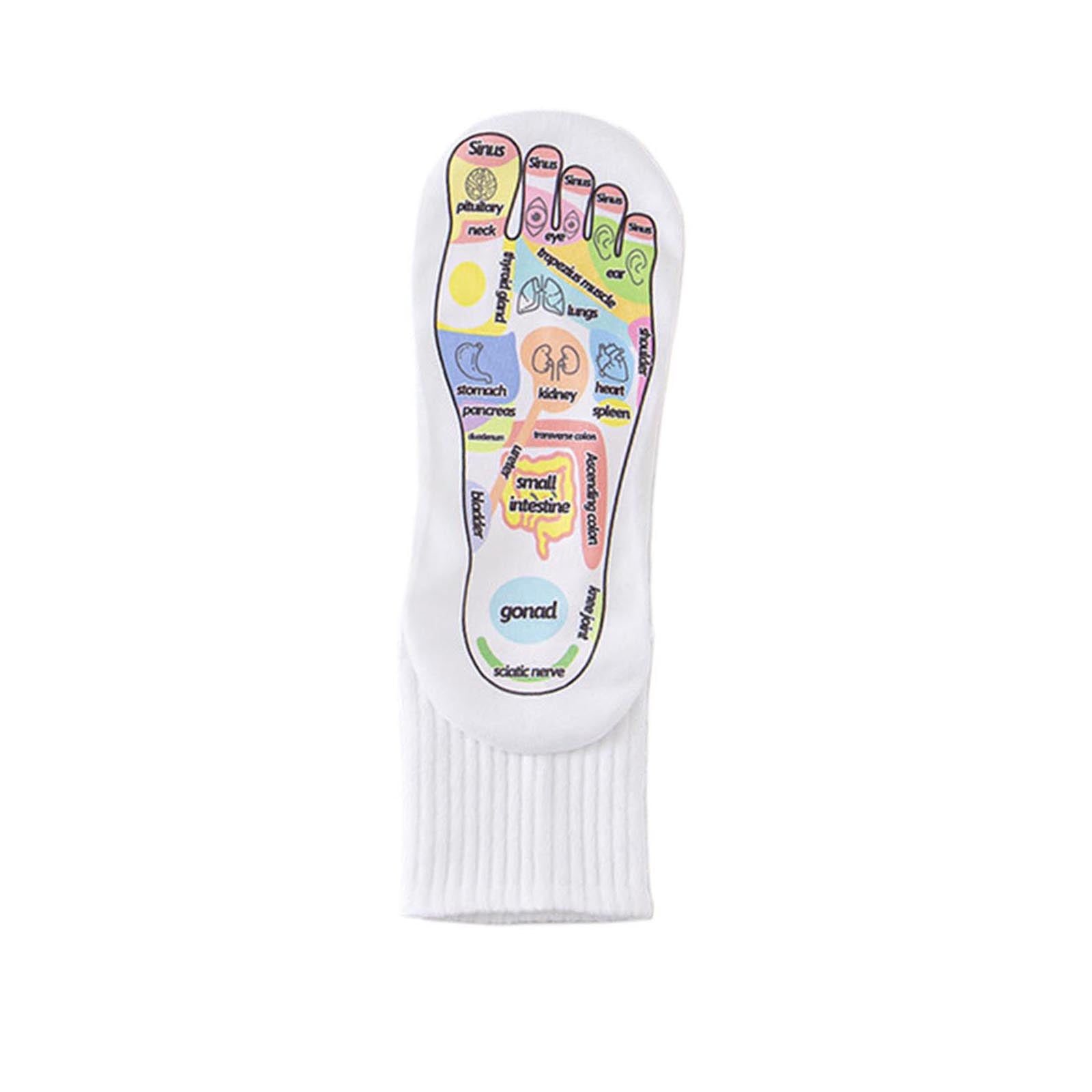 Aojekbee Reflexology Socks Soft Foot Pain Relief Socks Massage Socks ...