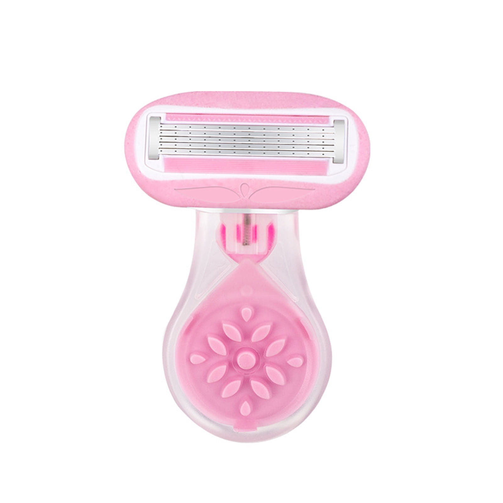 Aojekbee Women's Travel Razor Mini 5 Blade Shaving Razor with Anti-Slip ...
