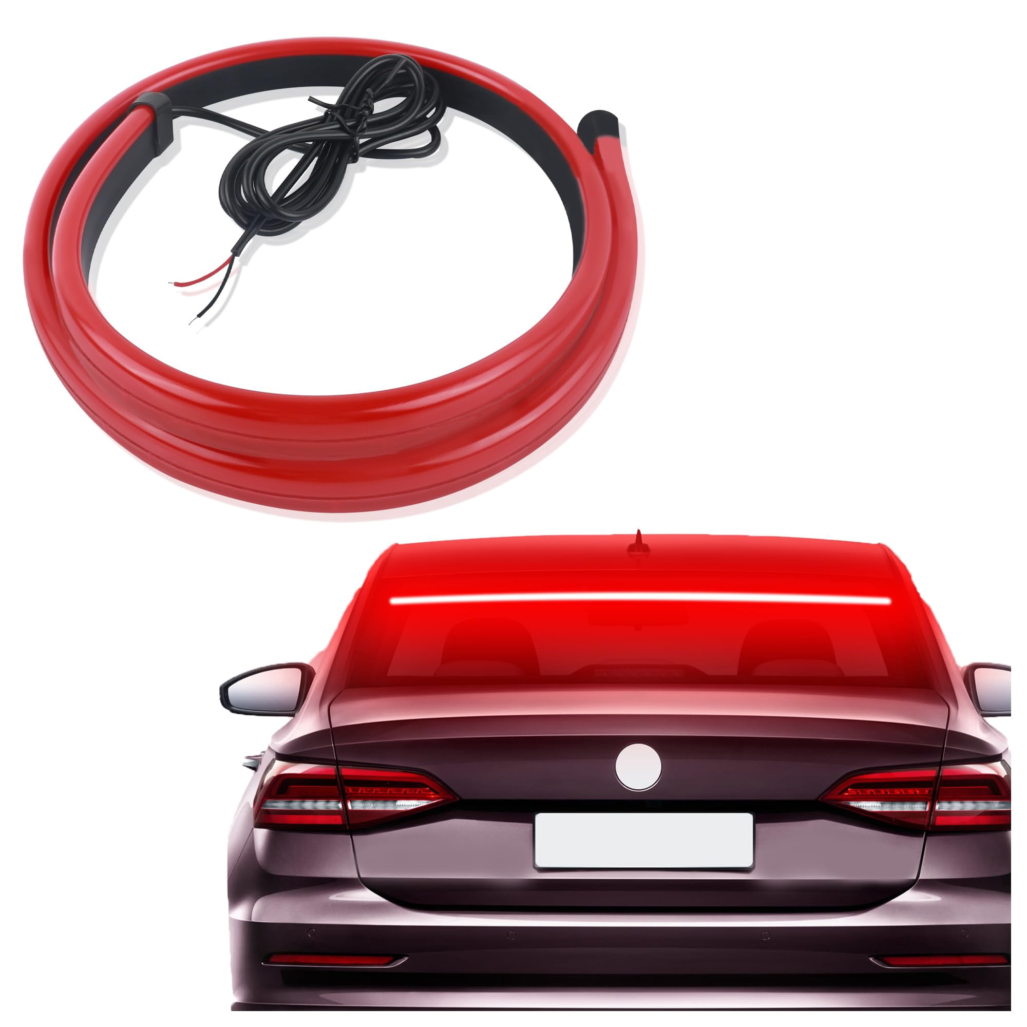 Aokdom 35inch Car Brake SSF20 Light Strip,12V High Mount Third Brake ...