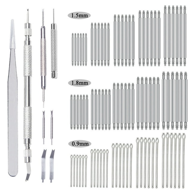 Aokelily Watch Band Tool Set, 98PCS Spring Bar Tool Kit with Extra Tips ...