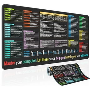 2025 Mouse Pad with Excel Shortcuts Multi-Size Extra-Thick Mouse Pad ...