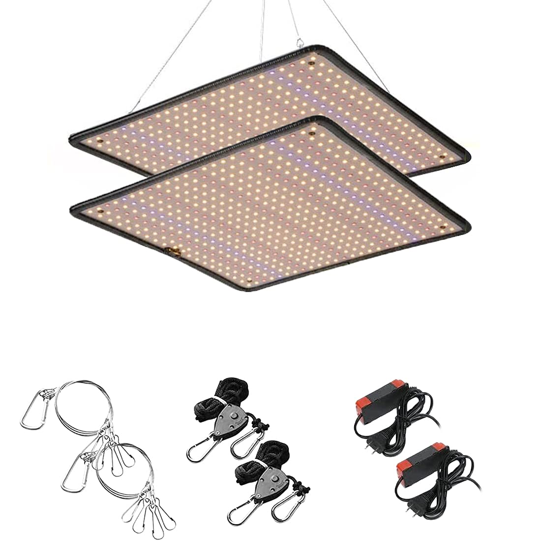 LED Grow Light for Indoor Plants Growing Lamp 225 LEDs UV IR Red Blue ...