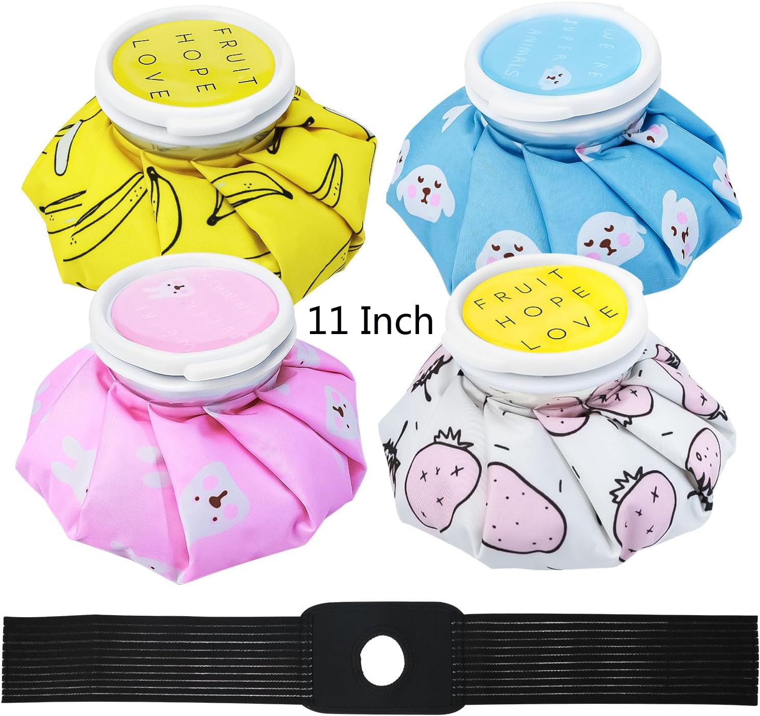 Aokur Ice Pack for Injuries Reusable, Ice Bag Reusable 11" for Hot ...