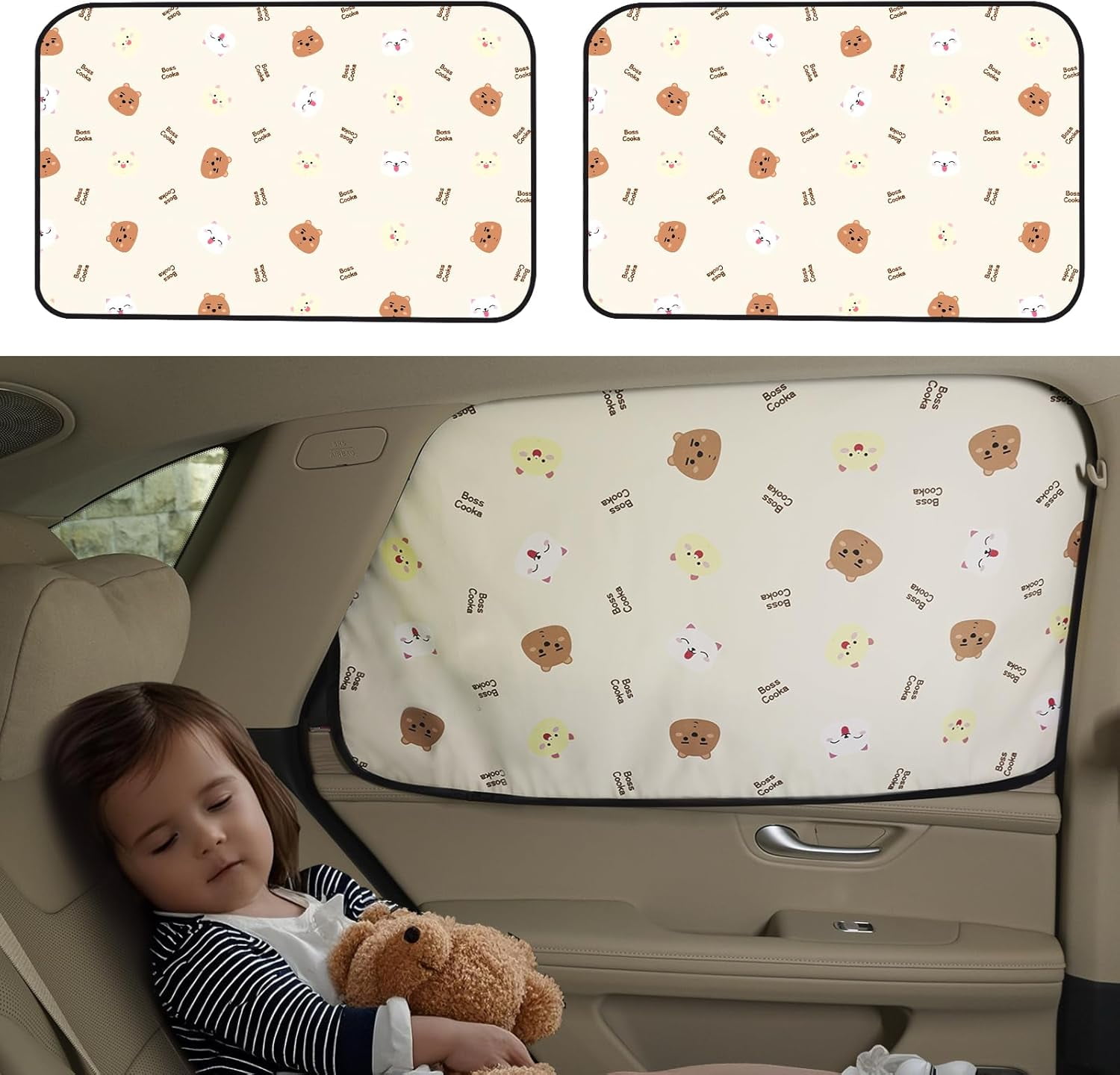 Aokway Car Window Shades for Baby (2 Pack) | 99% UV Protection, Glare ...
