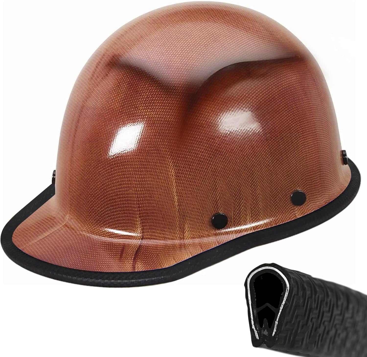 Aolamegs Hard Hat Brim Guard with Steel Core-Universal Full Brim Hard ...