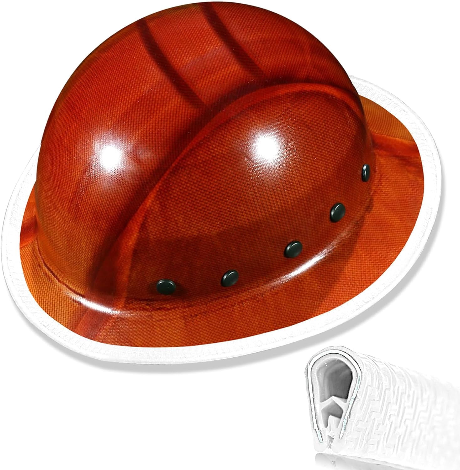 Aolamegs Hard Hat Brim Guard with Steel Core-Universal Full Brim Hard ...