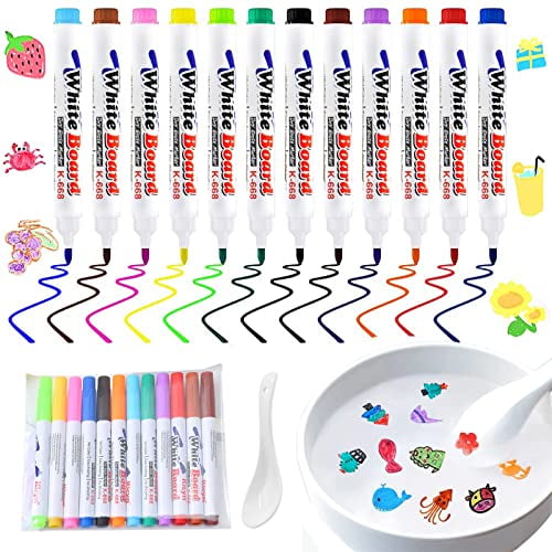 Aoleytech Magical Water Painting Pen - 12 Colors Magic Floating ...