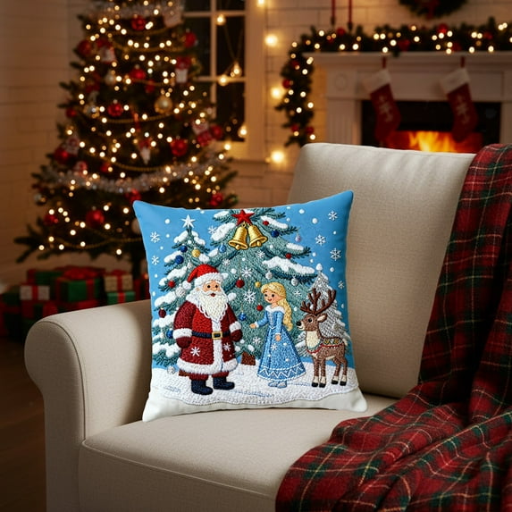 Aolie Christmas Pillow Covers, Christmas Decorations Throw Pillow ...