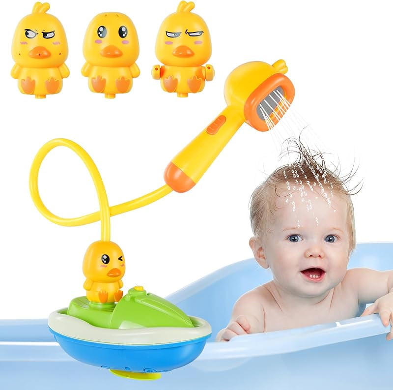 Aolso Baby Bath Toy, Bath Toys Automatic Water Spray Bath Toy, Baby ...