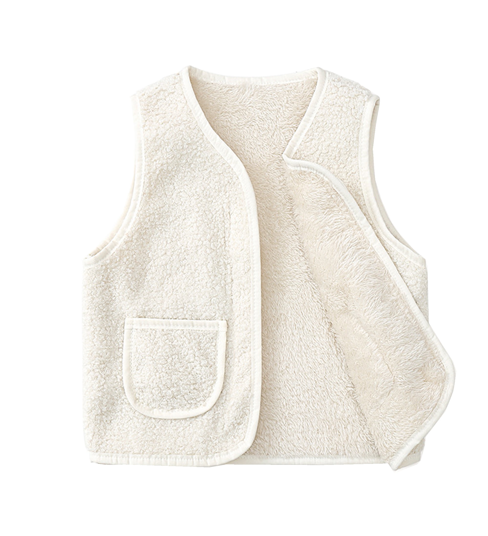 Aolyty Girls Fleece Vest Soft Sleeveless Zipper Jacket Waistcoat 6T ...