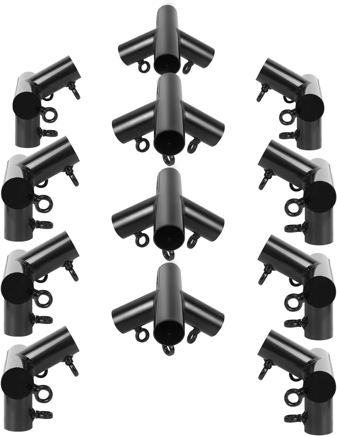 Aoneky 1 3/8'' 6/8/10-Legs High Peak Corner Canopy Fitting Couplers Kit ...