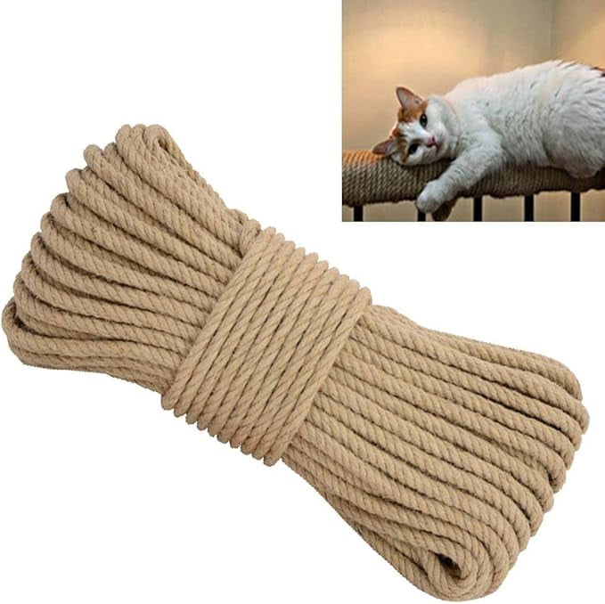 Aoneky Replacement Cat Scratching Post Sisal Rope - Hemp Rope for Cat ...