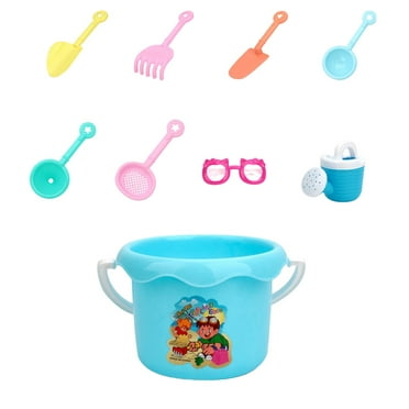 Jumbo Beach Sand Bucket Toy for Kids, 3L Collapsible Sandbox Pail ...