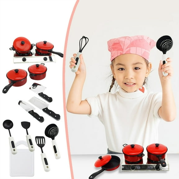 Hey Play Toy Kitchen Set – 23-Piece Cookware Playset with Storage ...