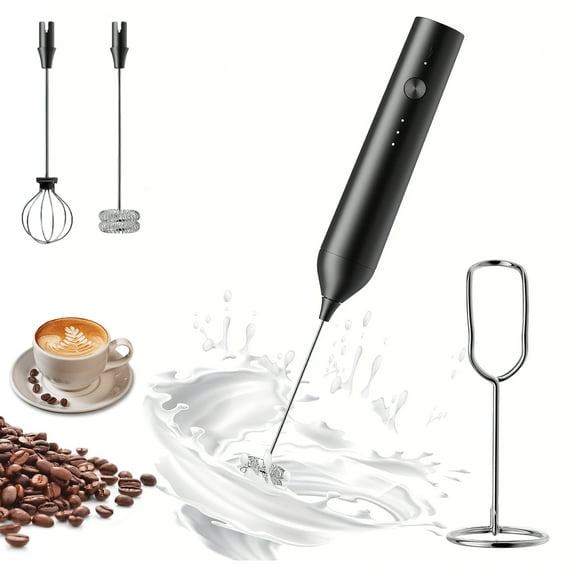 Rechargeable Milk Frother, LunaFro NS Handheld Electric Foam Maker ...