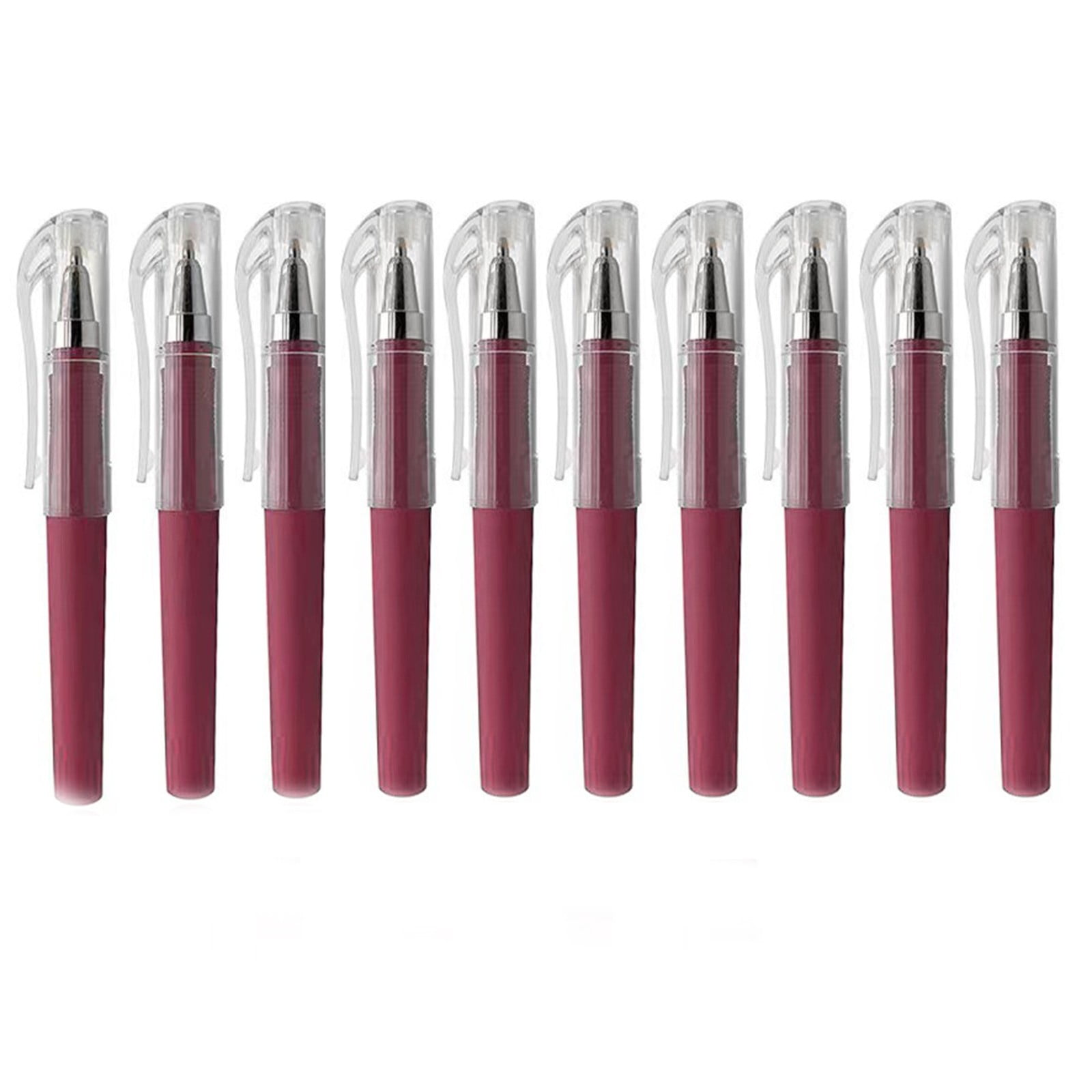 Aonity 10-Pack Mini Gel Pens, Short Pocket-Sized 0.5Mm Black Ink Pens ...