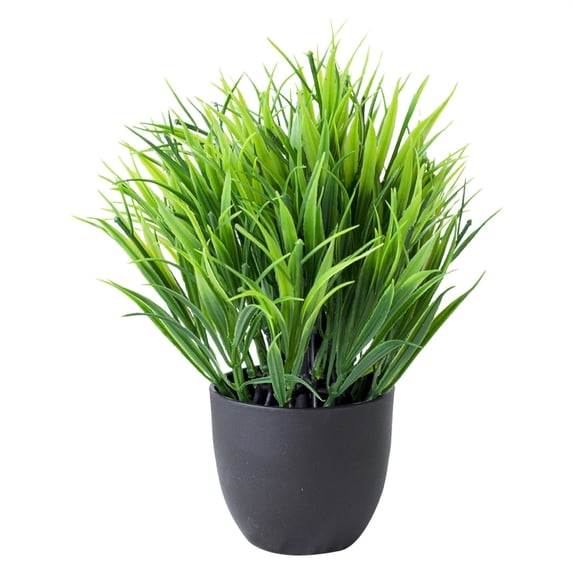 Aonity Artificial Flower Pot Spring Grass, Small Potted Plants ...