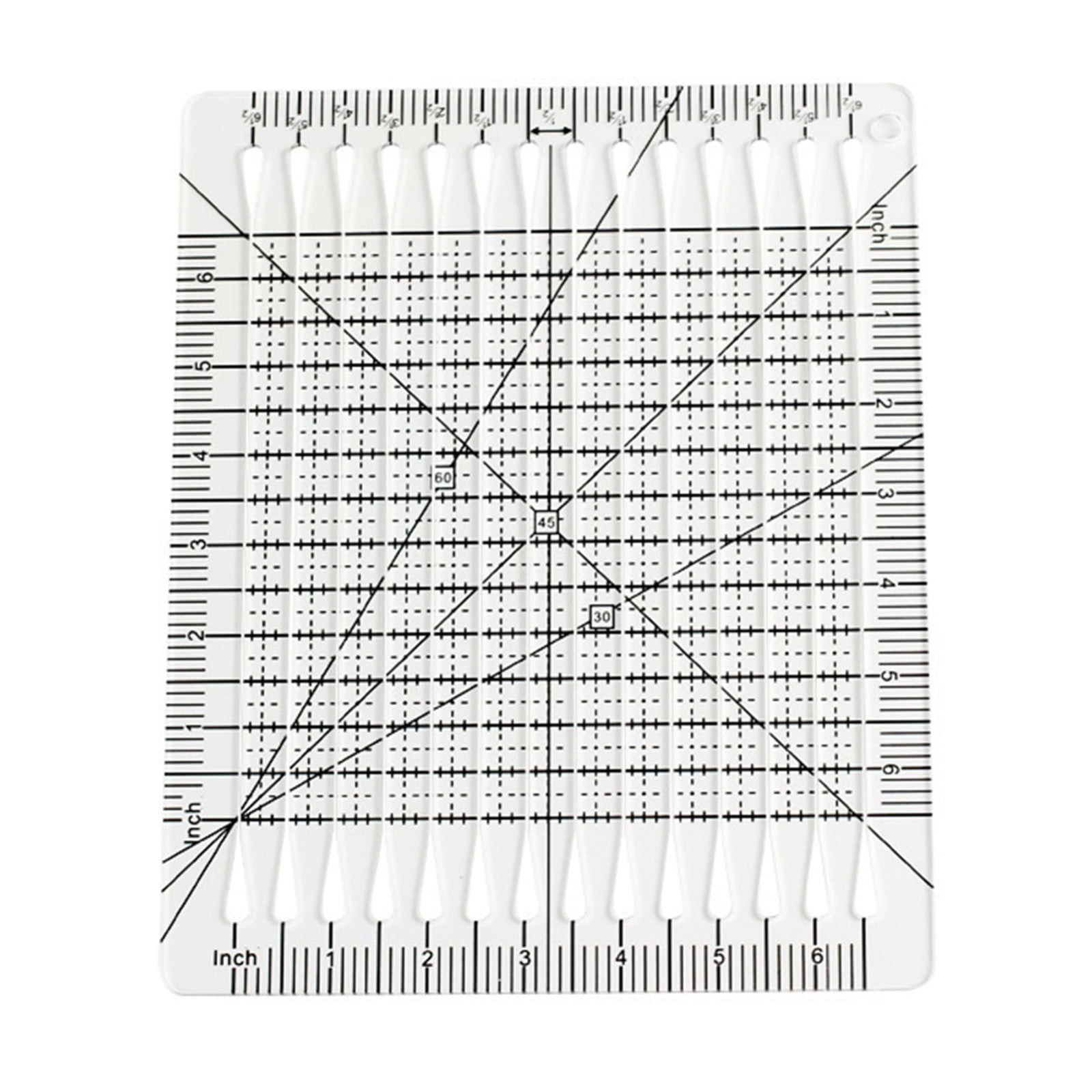 Aonity Cutting ruler, 5 in 1 Versatile Quilt Cutting Ruler Set Charming ...