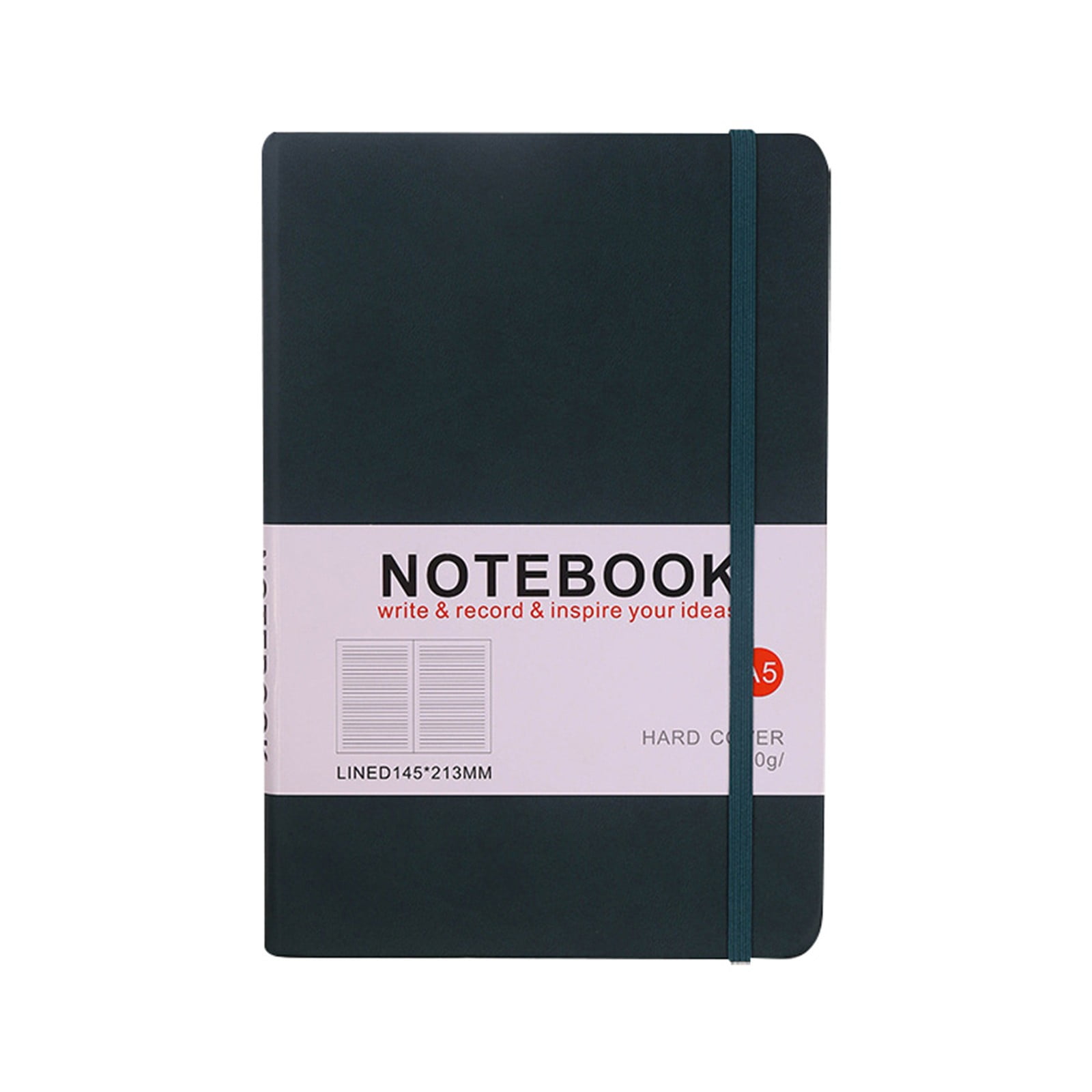 Aonity Dark Green Hard Cover A5 Notebook with Binding (200 Pages)， A5 ...