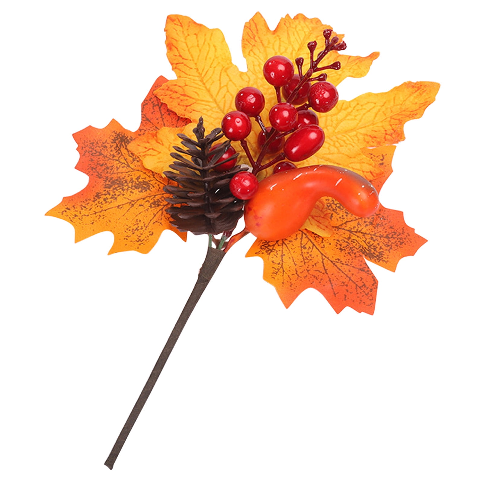 Aonity Halloween Decoration Plug-In Maple Leaf Wreath Harvest Festival ...