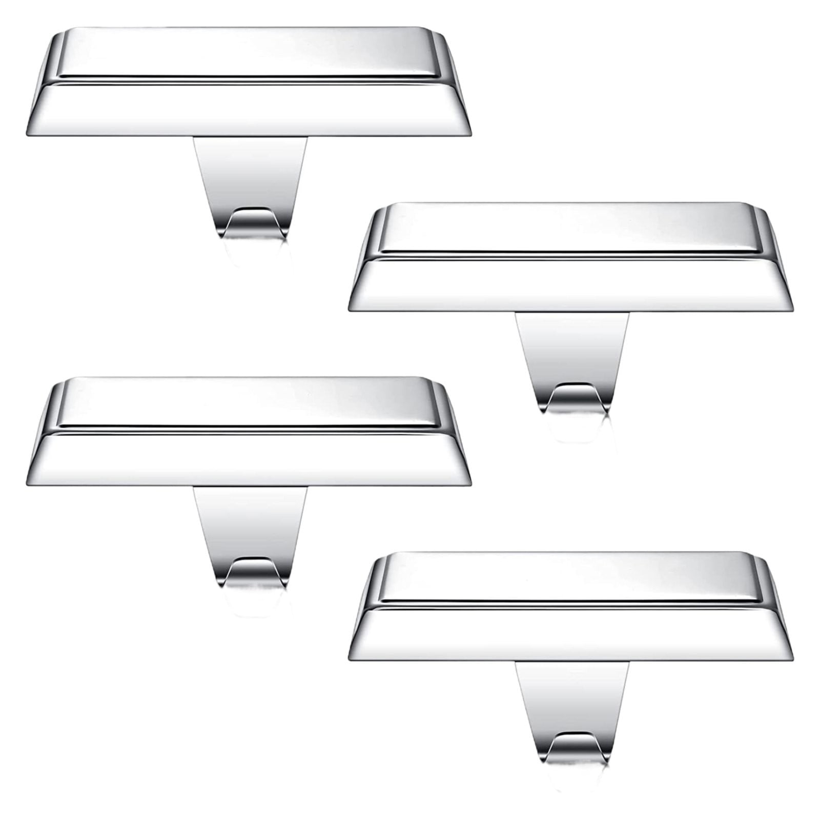 Aonity Hook Silver A， Metal Christmas Stocking Holders for Mantle Heavy ...