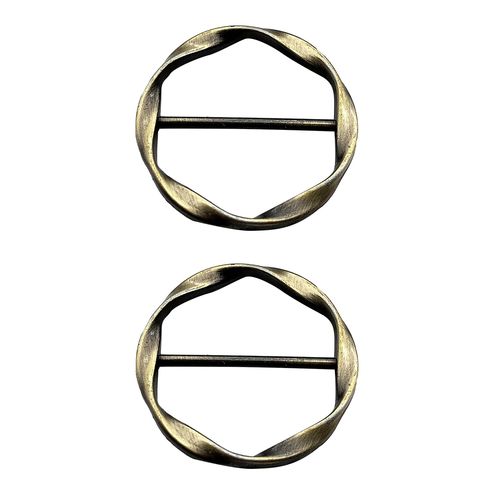 Aonity Japanese Buckle (2Pcs) F， Fashion Metal Round Circle Clip Buckle ...