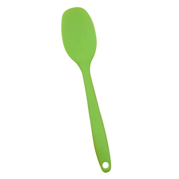 Aonity Silicone Handle Silicone Soup Spoon Green， Kitchen Silicone ...