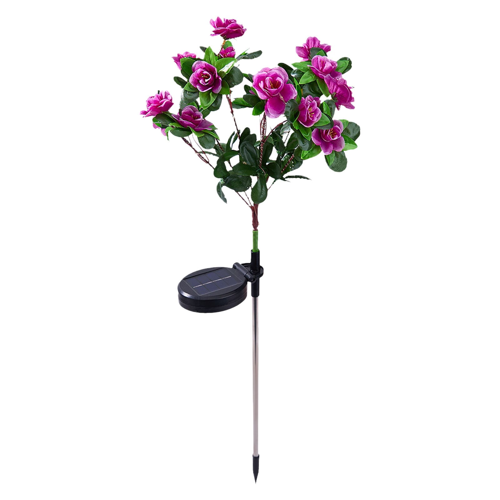 Aonity Solar Azalea Lantern Purple Light, Power Flower Lights Led ...