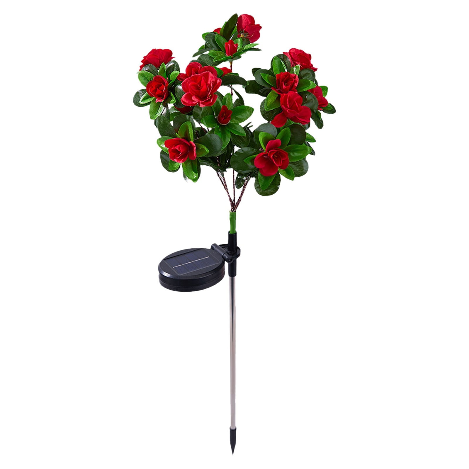 Aonity Solar Azalea Lantern Red Light, Power Flower Lights Led Outdoor ...