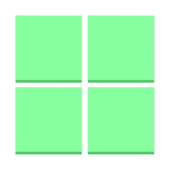 Aonity Super Sticky Notes Green, Assorted and Sticky Sheets Tearable ...