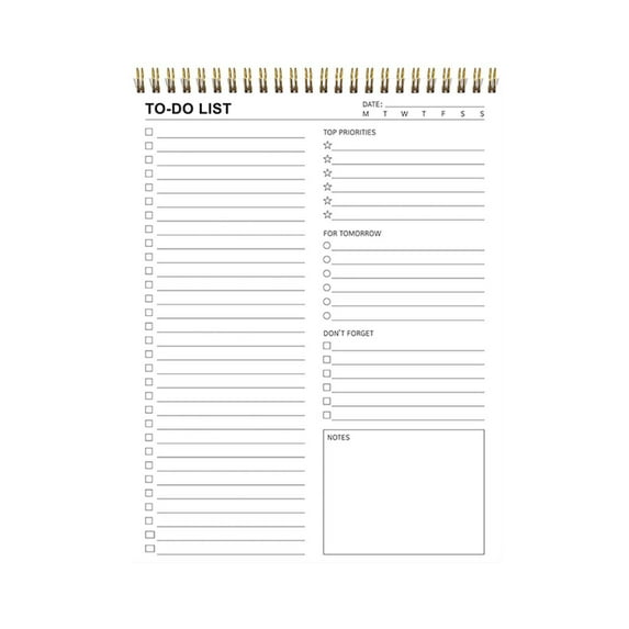Aonity To-Do Notepad B， to Do List Notepad to Do List Notebook Undated ...