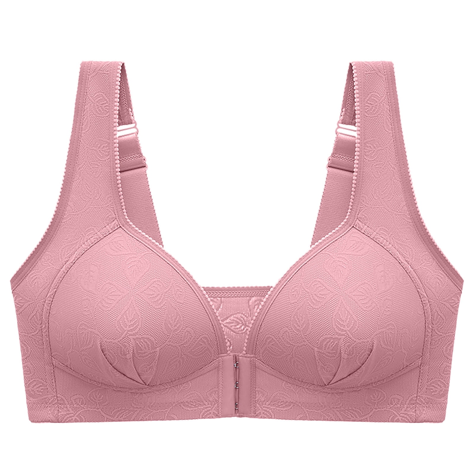 Aoochasliy Bras for Women Clearance Bra Soild Wire Free Underwear One-Piece Plus Size Bra ...