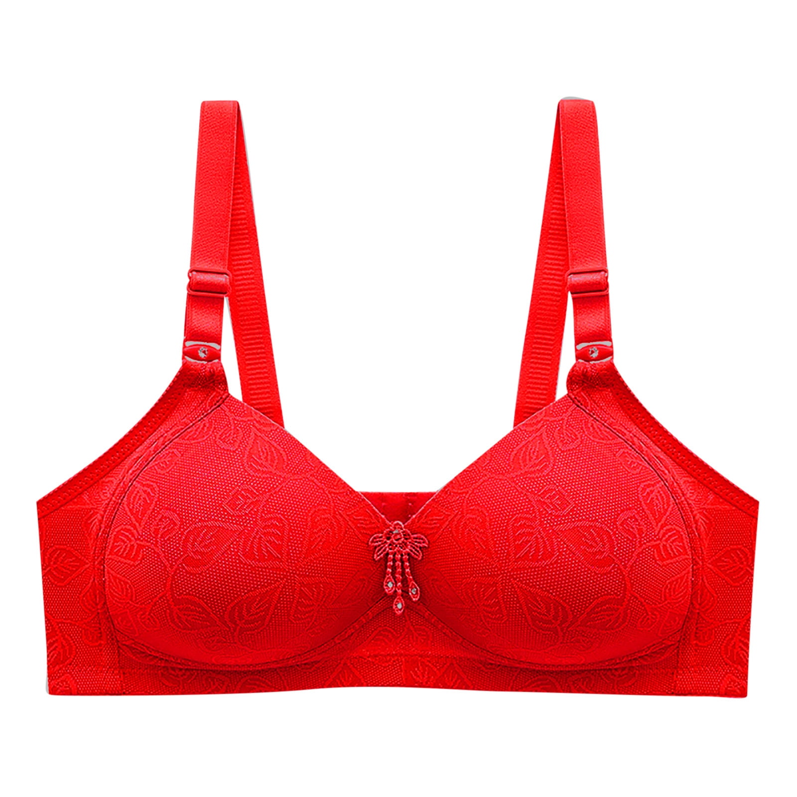 Aoochasliy Bras for Women Clearance Plus Size Bra No Steel Ring Push Up ...