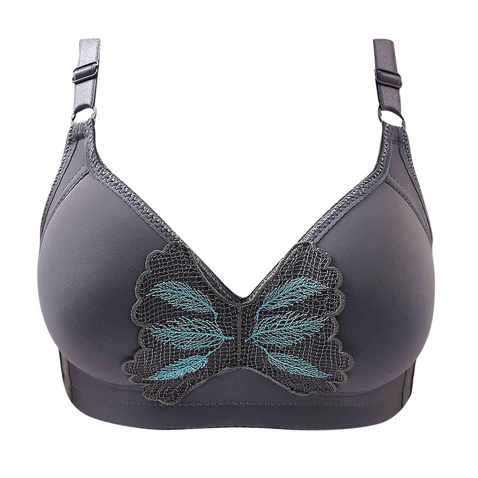 Aoochasliy Bras for Women Clearance Solid Color Comfortable Hollow Out ...