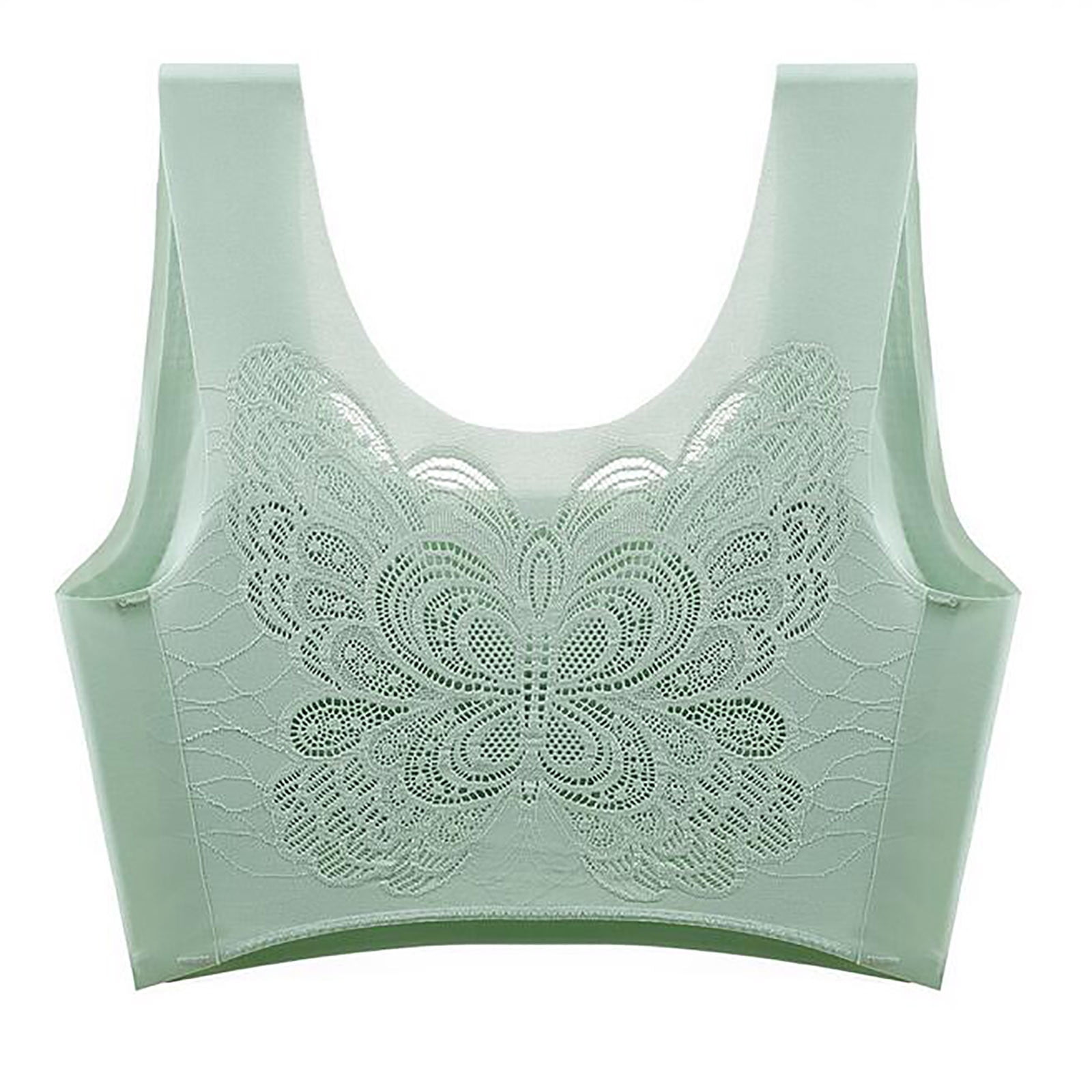 Aoochasliy Bras for Women Stretch Plus Size Sports Bra Underwear Yoga ...